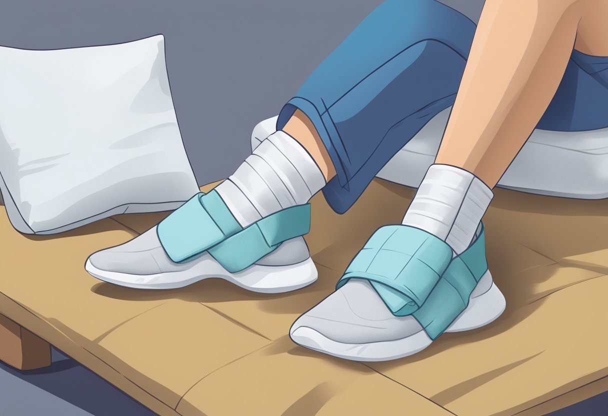 Hvor længe varer hævelsen ved en forstuvet ankel - Vidensbank.dk