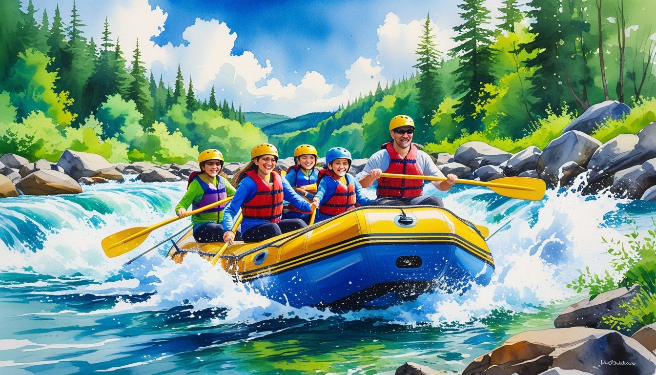 Family White-Water Rafting on the Kennebec River in Maine | TM2 Maine