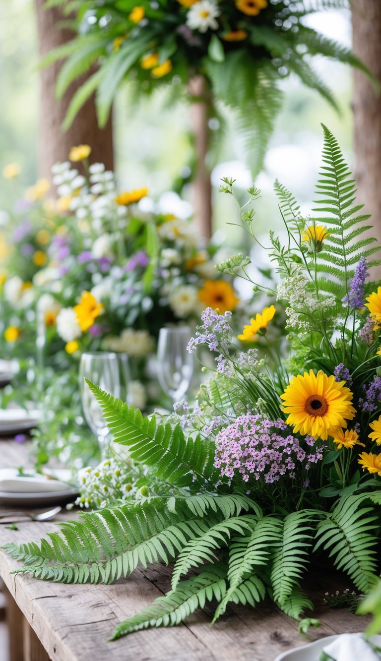 13 Elegant Ferns Wedding Decor Ideas - WithLoveLive