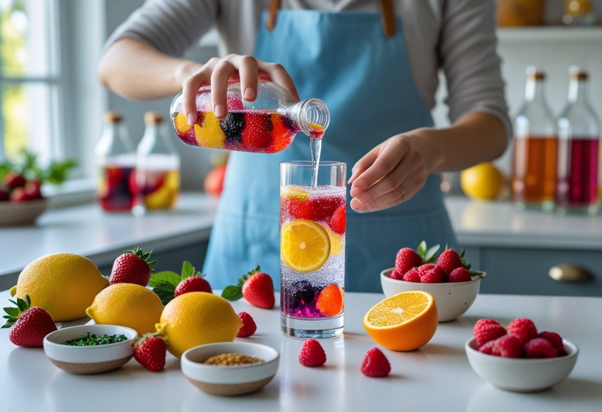 How to Make Your Own Fruity Sodas at Home Easily - Tastylicious