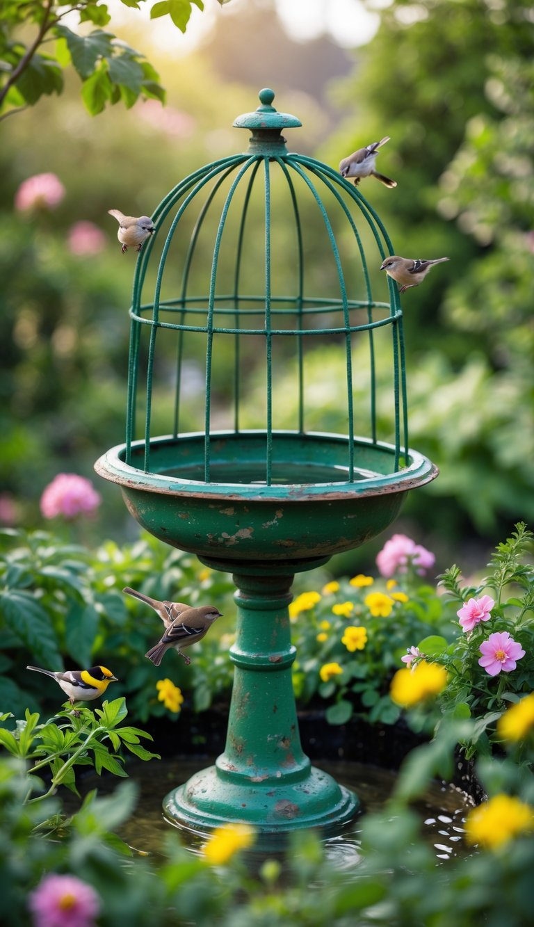 19 Beautiful Bird Bath Ideas That Double as Garden Decor | TheGrow
