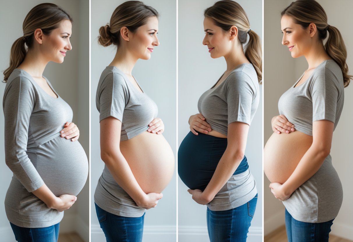 Evolución de la barriga en el embarazo: cambios mes a mes y consejos ...