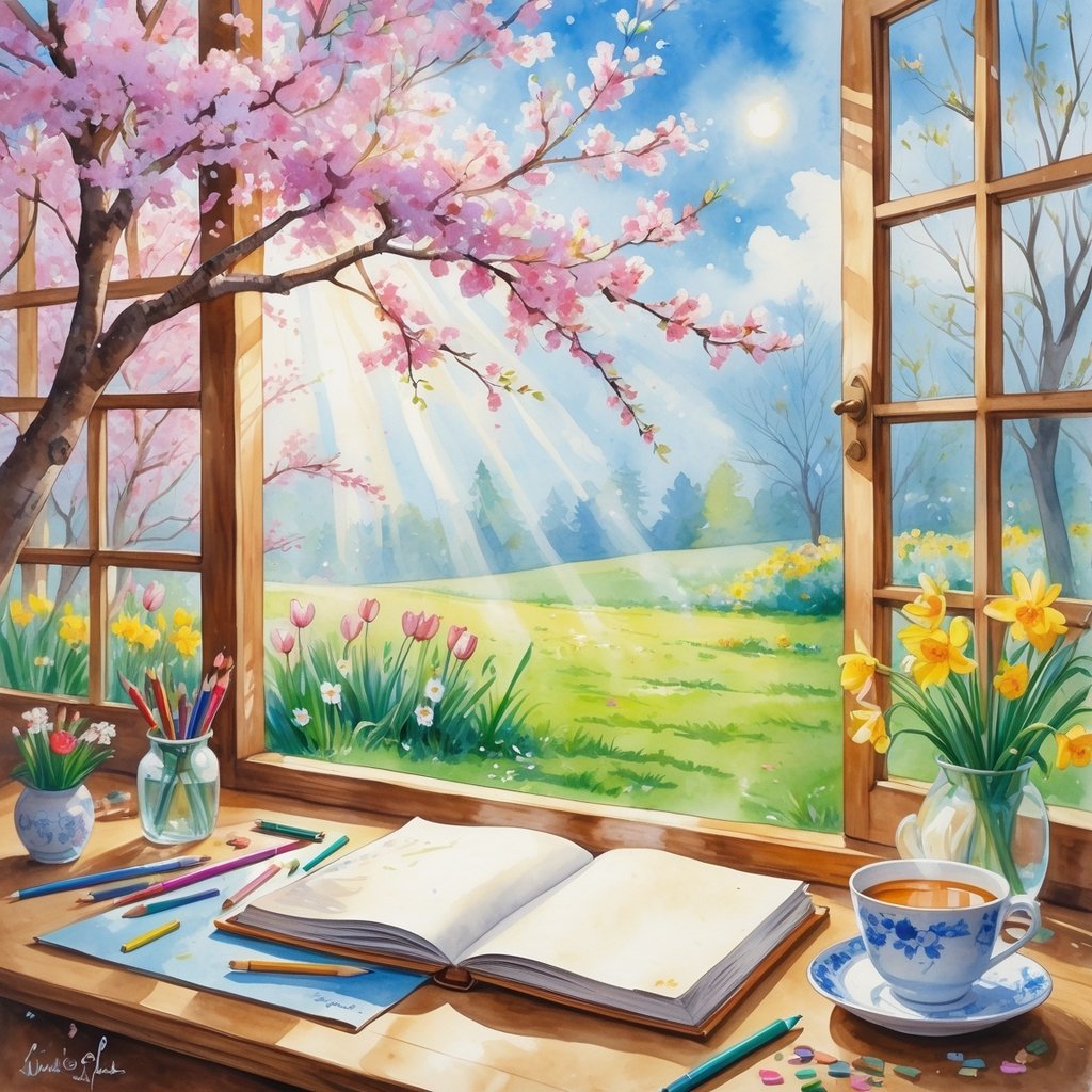 April Journal Prompts Inspiring Ideas for Spring Reflection - Ashley Yeo