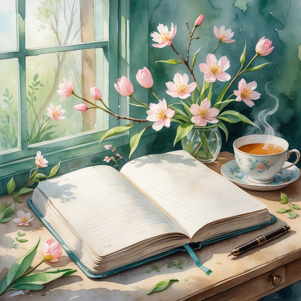April Journal Prompts Inspiring Ideas for Spring Reflection - Ashley Yeo