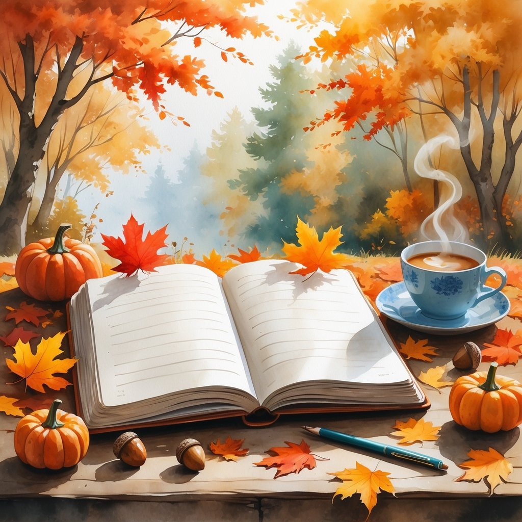 October Journal Prompts for Creative and Reflective Writing - Ashley Yeo