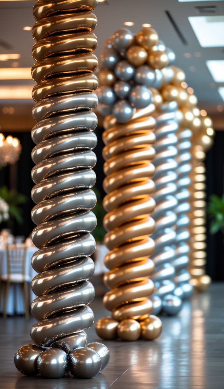 13 Gorgeous Balloon Pillars Decor Ideas to Delight Your Guests ...