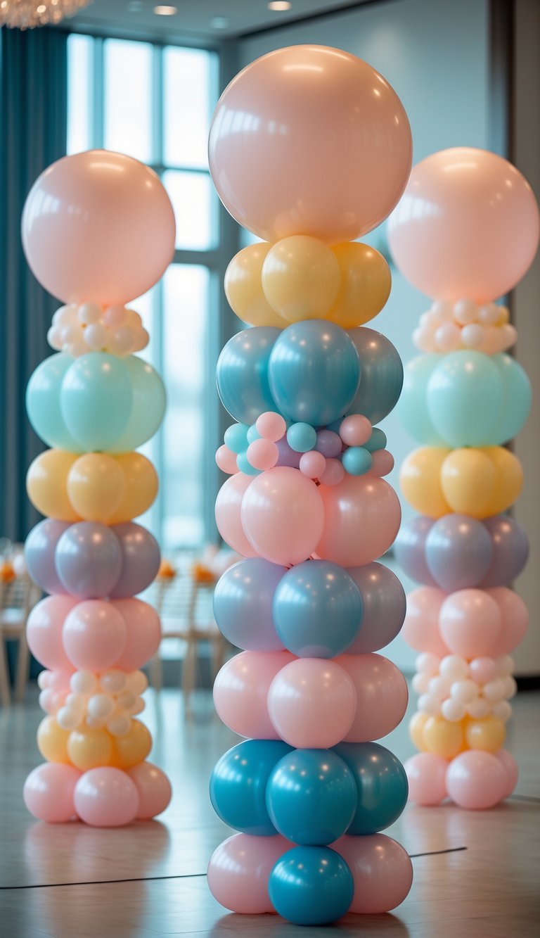 13 Gorgeous Balloon Pillars Decor Ideas to Delight Your Guests ...