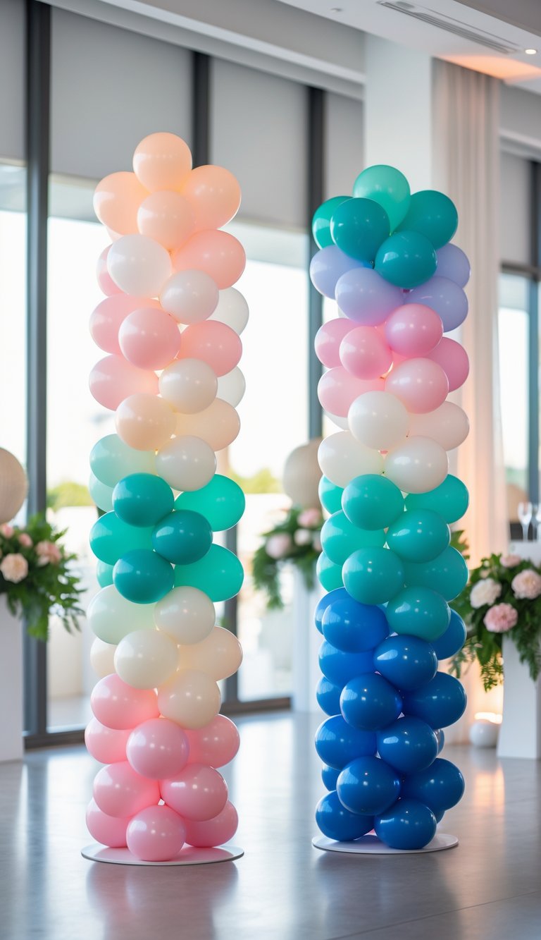 13 Gorgeous Balloon Pillars Decor Ideas to Delight Your Guests ...