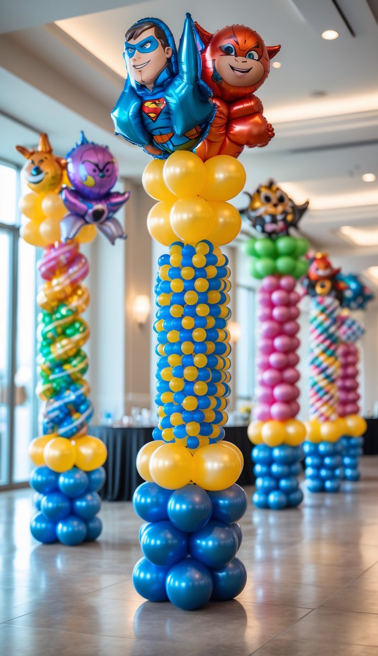 13 Gorgeous Balloon Pillars Decor Ideas to Delight Your Guests ...