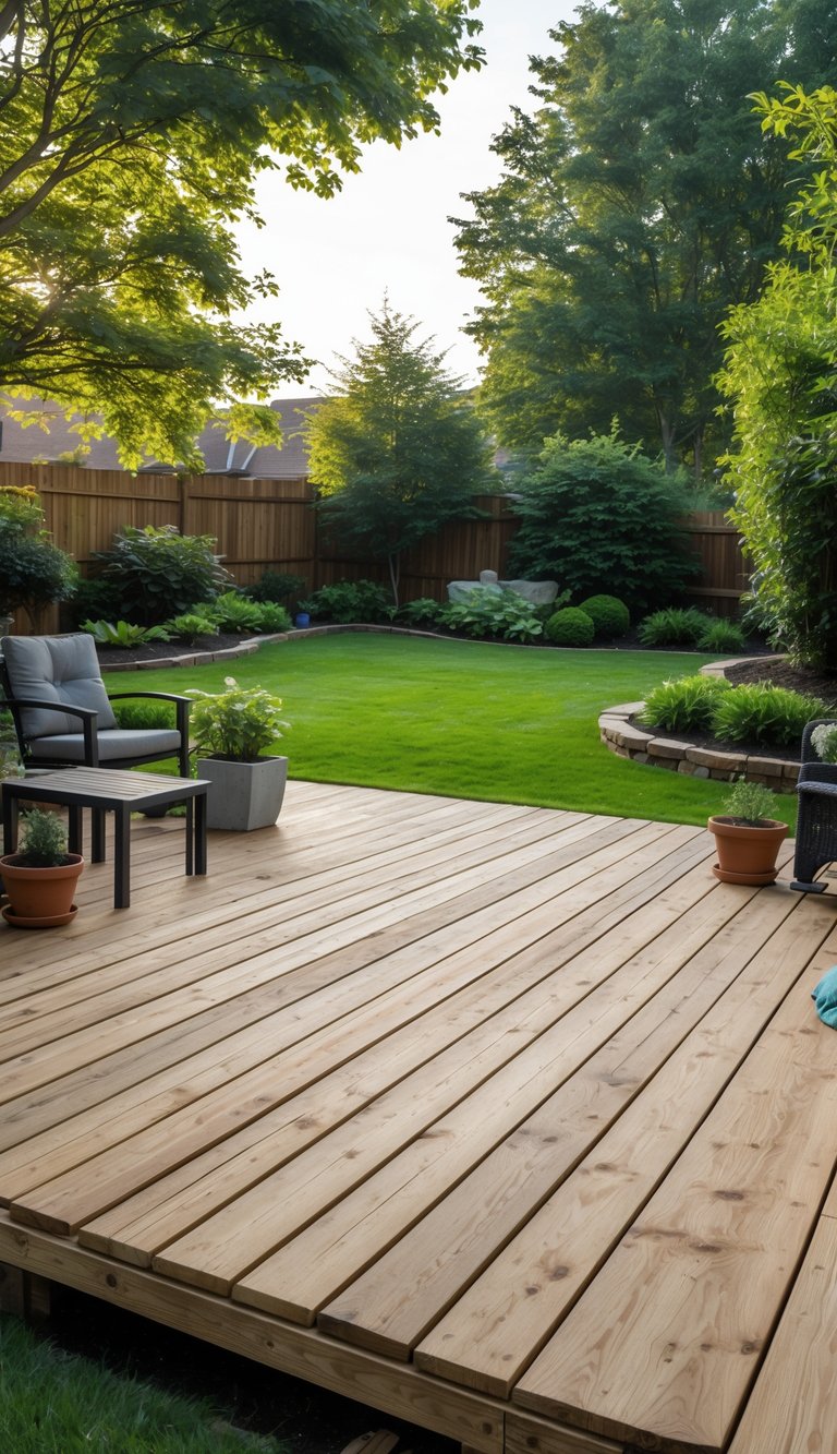 18 Ground-Level Deck Design Ideas on a Budget | Mummy Time