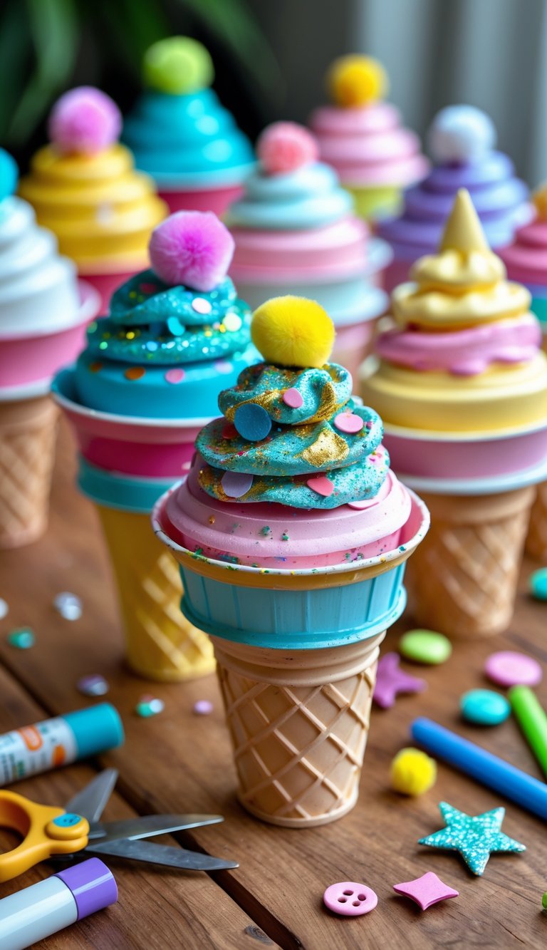 17 Fun and Easy Ice Cream Craft Ideas for Kids | Mummy Time