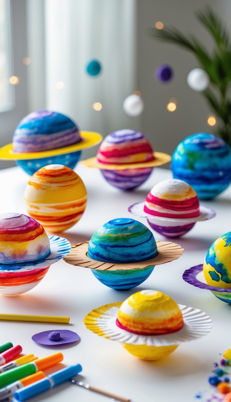 18 Easy and Fun Preschool Space Crafts to Spark Creativity | Mummy Time