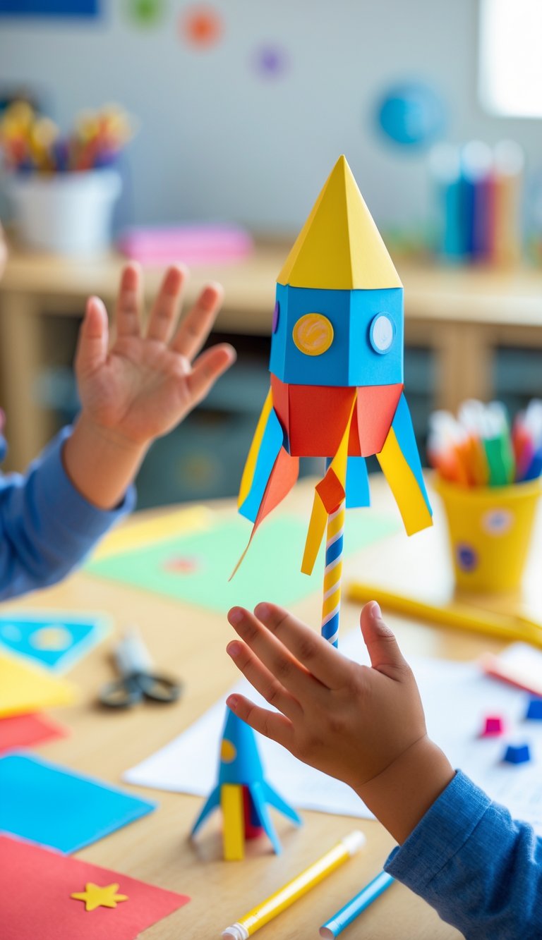 18 Easy and Fun Preschool Space Crafts to Spark Creativity | Mummy Time