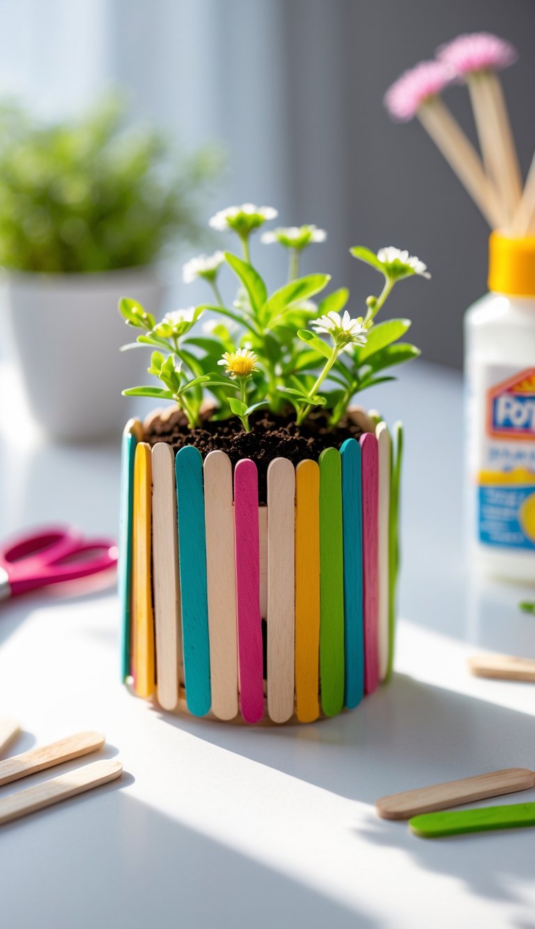 17 Fun Craft Ideas with Popsicle Sticks - WithLoveLive