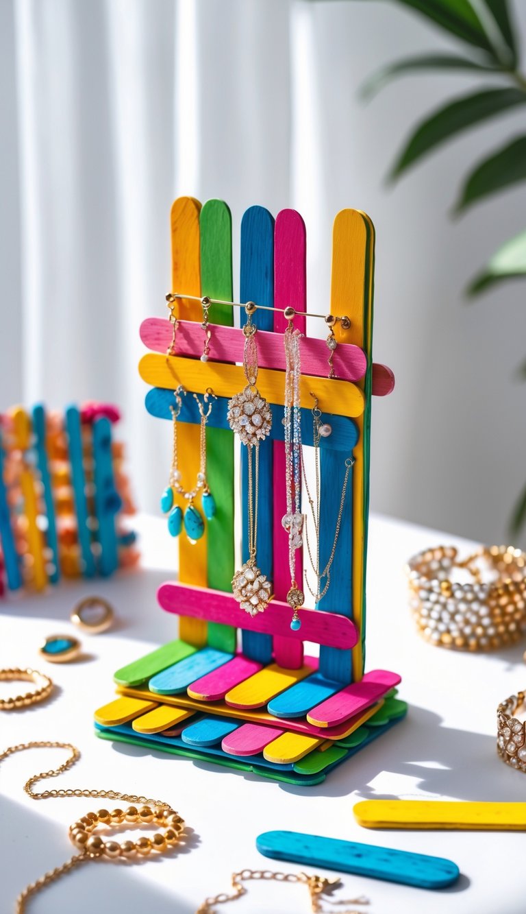 17 Fun Craft Ideas with Popsicle Sticks - WithLoveLive