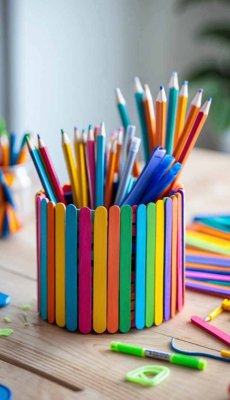 17 Fun Craft Ideas with Popsicle Sticks - WithLoveLive