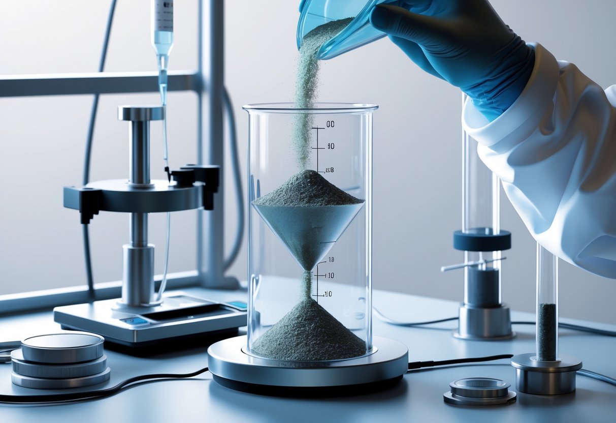 ISO 3923-2:1981 – Metallic Powders und das Scott-Volumeter-Verfahren ...