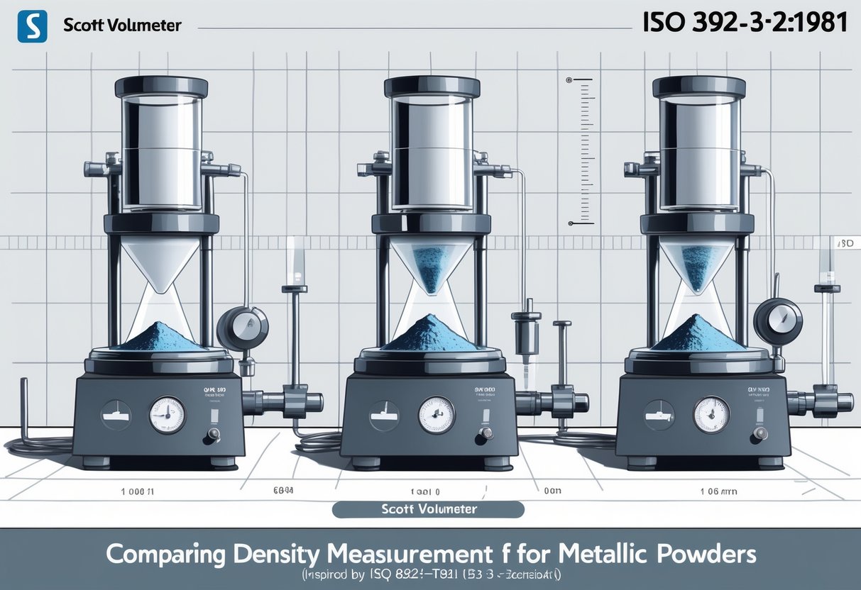 ISO 3923-2:1981 – Metallic Powders und das Scott-Volumeter-Verfahren ...