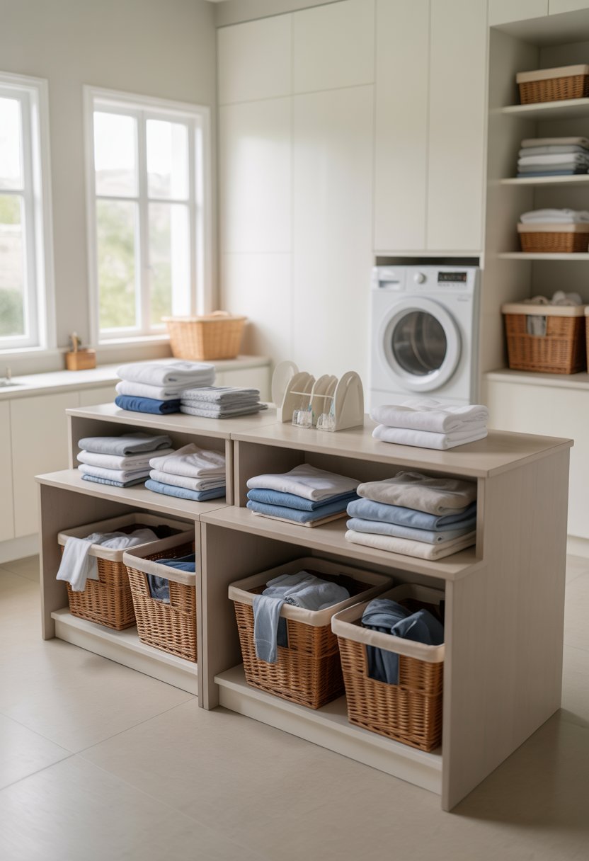15 Laundry Room Folding Station Ideas | Mummy Time