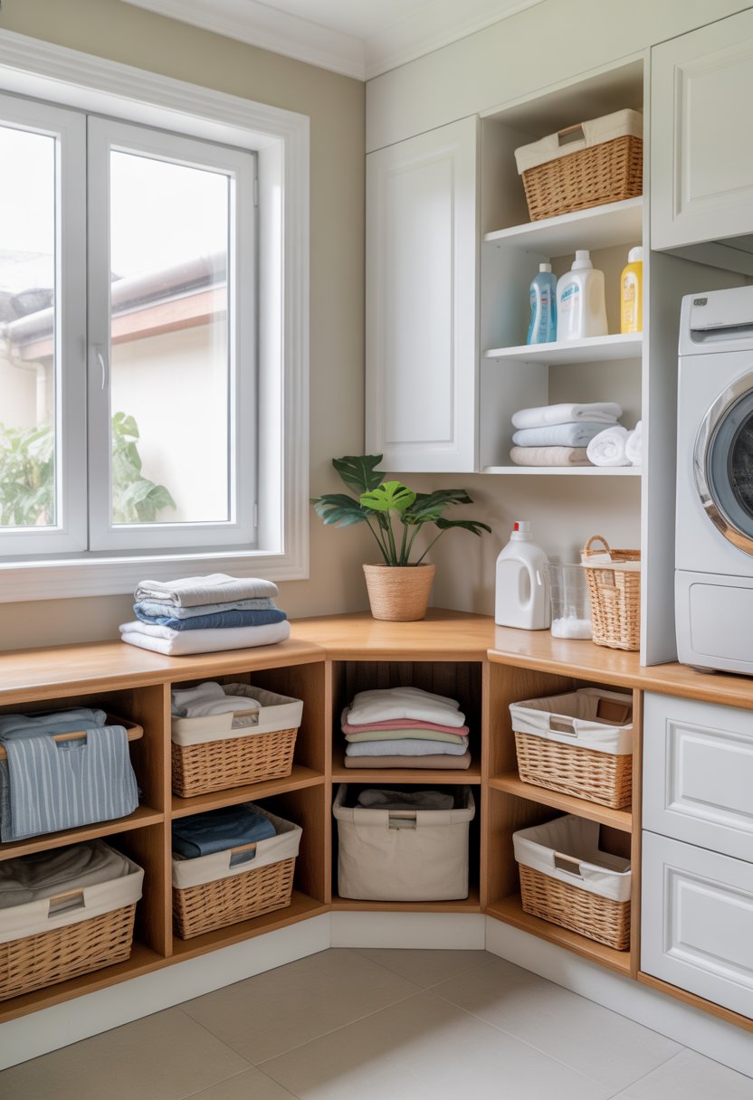 15 Laundry Room Folding Station Ideas | Mummy Time