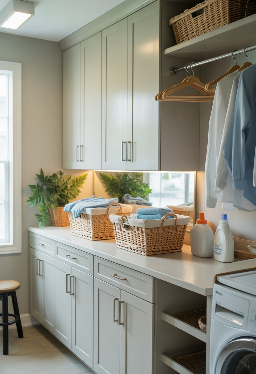 15 Laundry Room Folding Station Ideas | Mummy Time