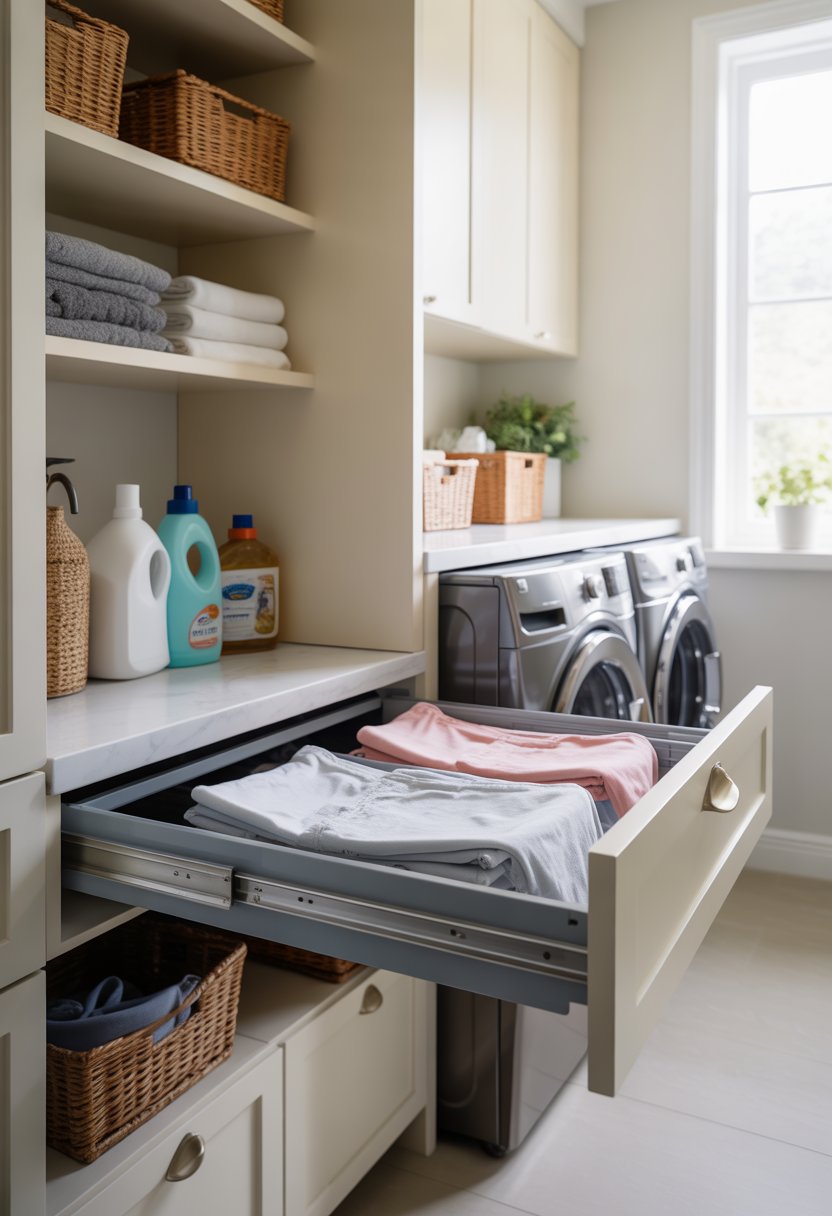 15 Laundry Room Folding Station Ideas | Mummy Time