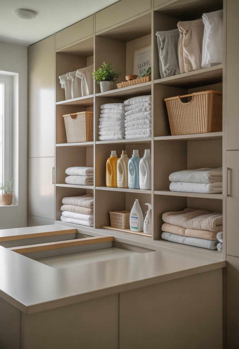 15 Laundry Room Folding Station Ideas | Mummy Time