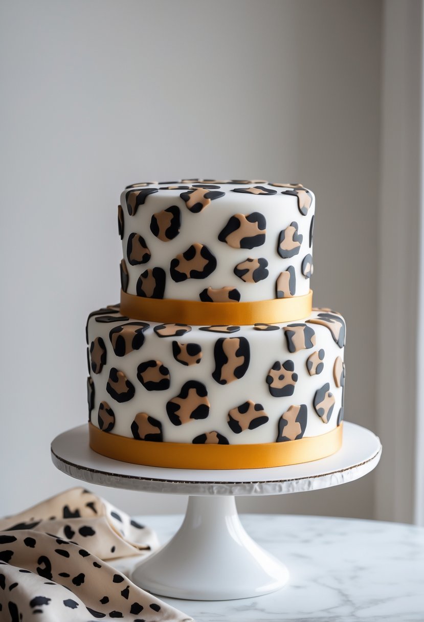 15 Cheetah Print Birthday Cake Design Ideas - WithLoveLive