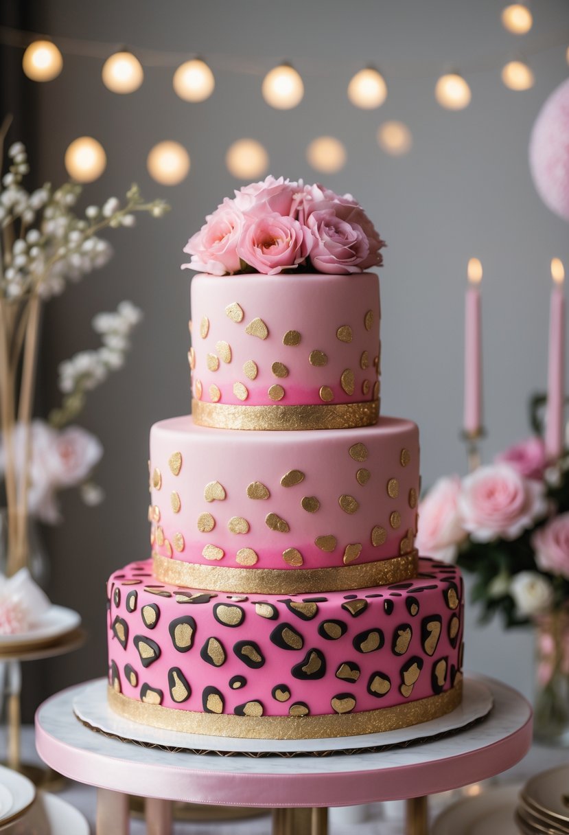 15 Cheetah Print Birthday Cake Design Ideas - WithLoveLive