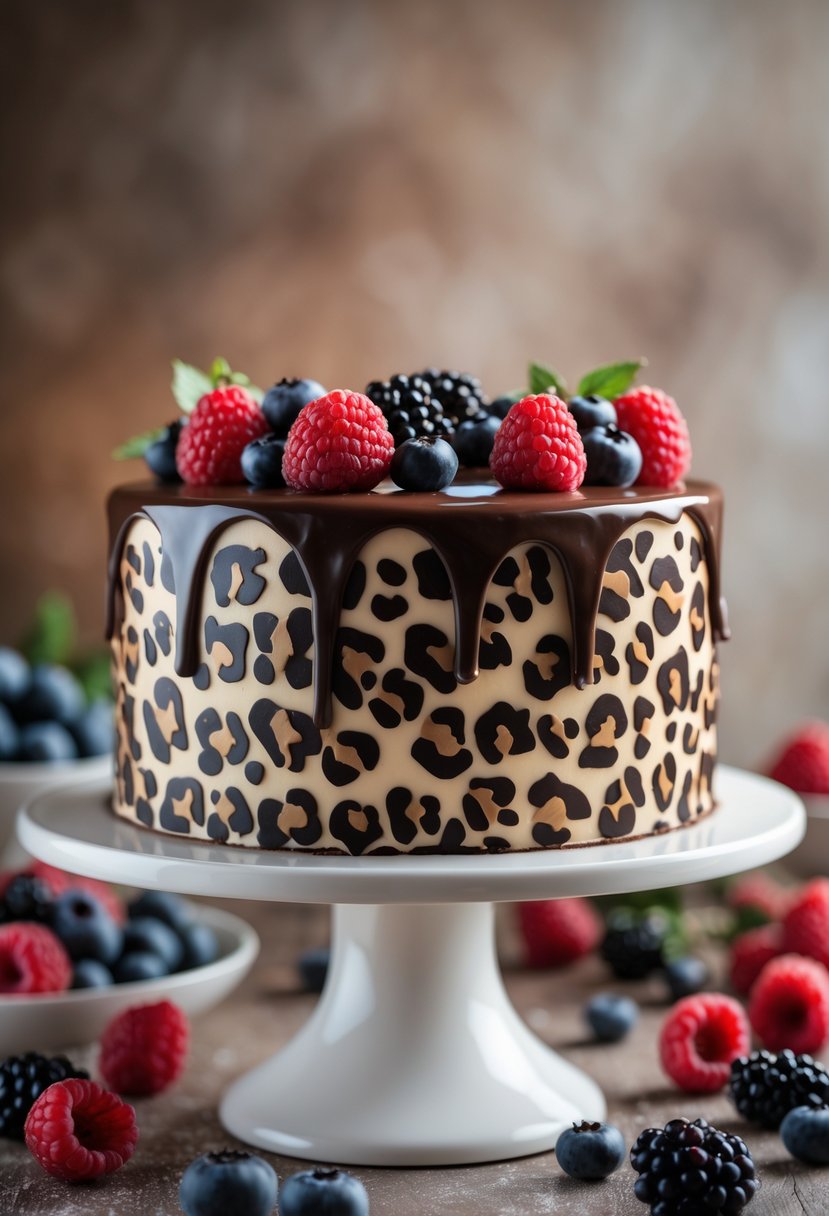 15 Cheetah Print Birthday Cake Design Ideas - WithLoveLive