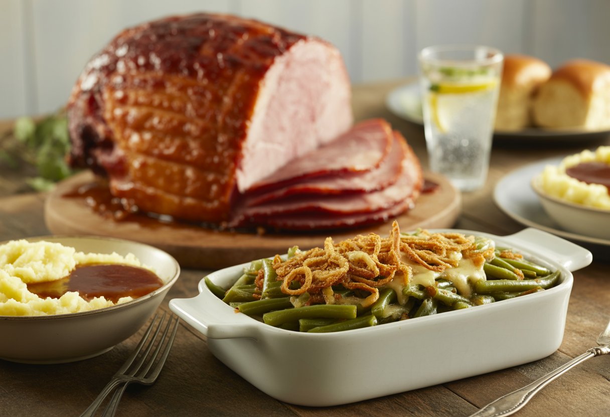 Honey Baked Ham Green Bean Casserole Recipe: Easy, Delicious Steps ...
