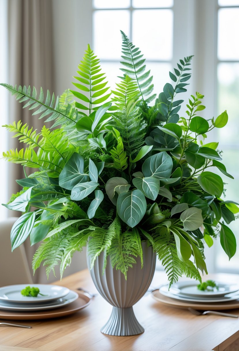 17 Fresh Greenery Table Centerpiece Ideas - WithLoveLive