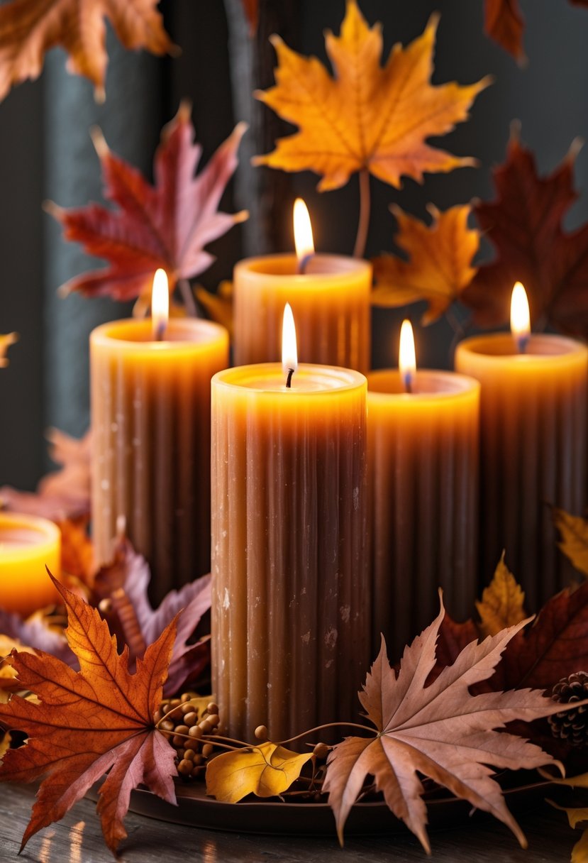 17 Cozy Fall Candle Centerpiece Ideas | Mummy Time