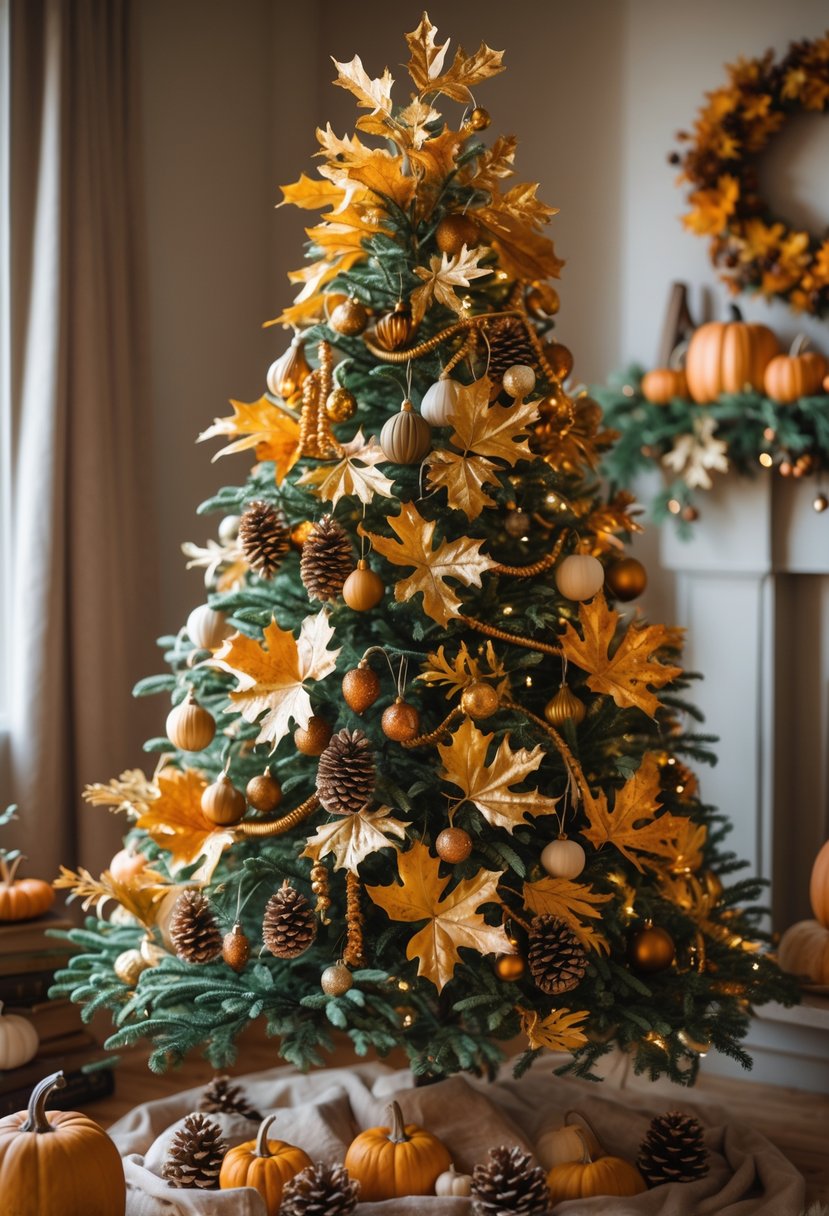 20 Fall Christmas Tree Ideas to Elevate Your Holiday Decor This Season ...