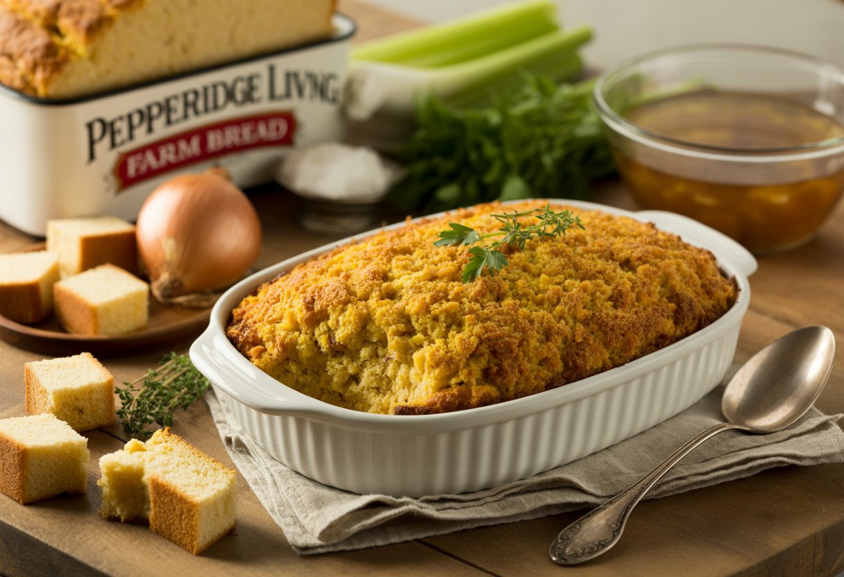 Southern Living Cornbread Dressing Recipe with Pepperidge Farm: Easy ...