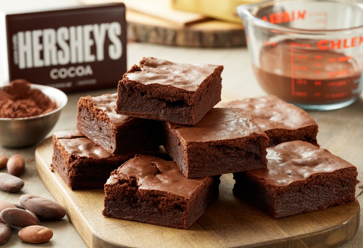 Original Hershey's Cocoa Brownie Recipe: Easy Step-by-Step Guide ...