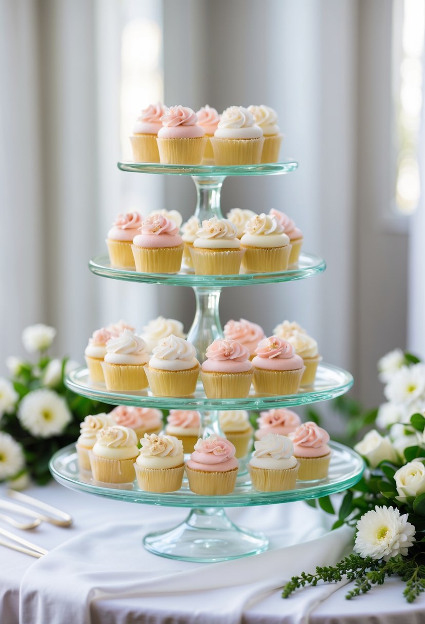 25 Creative Wedding Cupcake Display Ideas to Wow Your Guests - OMG Hitched!