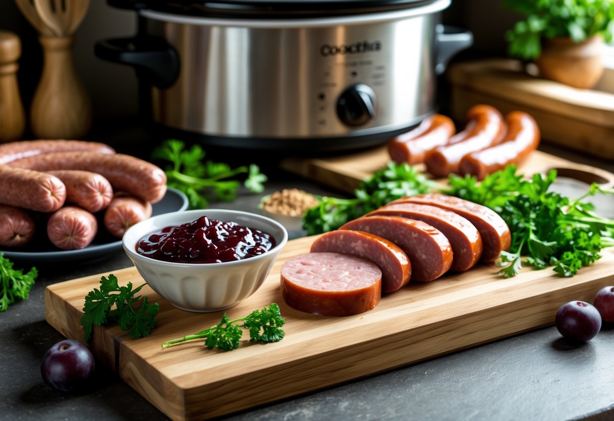 Kielbasa Crockpot Recipe With Grape Jelly: Sweet & Savory Slow Cooker ...