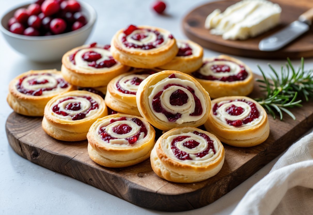 Cranberry Cream Cheese Pinwheels Recipe: Festive & Easy Appetizer ...