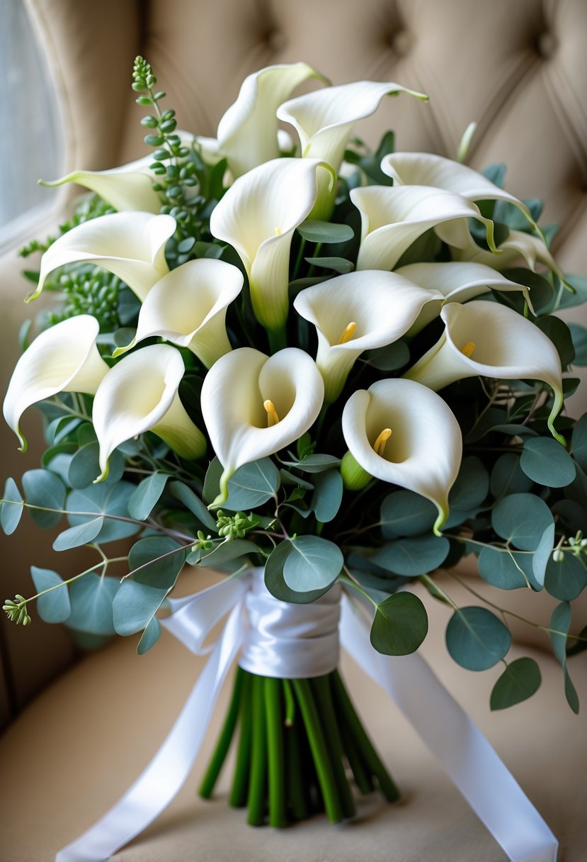15 Elegant Calla Lily Bridal Bouquet Ideas - WithLoveLive