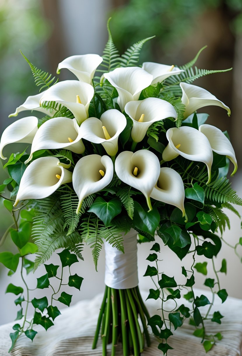 15 Elegant Calla Lily Bridal Bouquet Ideas - WithLoveLive
