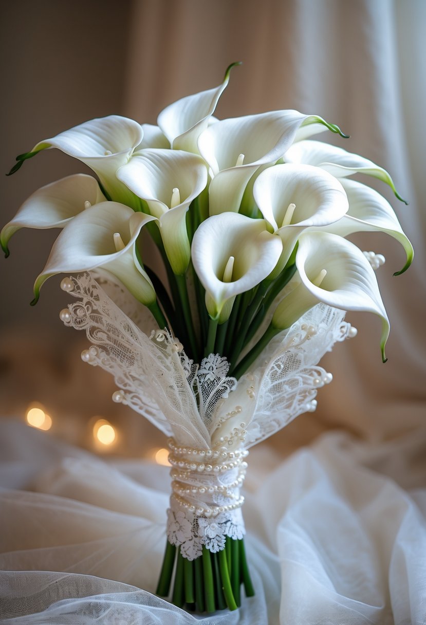 15 Elegant Calla Lily Bridal Bouquet Ideas - WithLoveLive