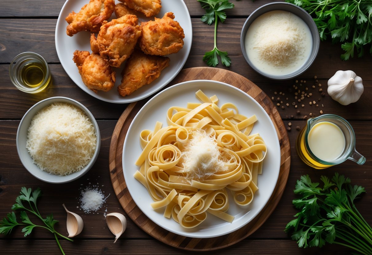 Crispy Chicken Alfredo Recipe: An Easy, Flavorful Dinner - Drool Recipes