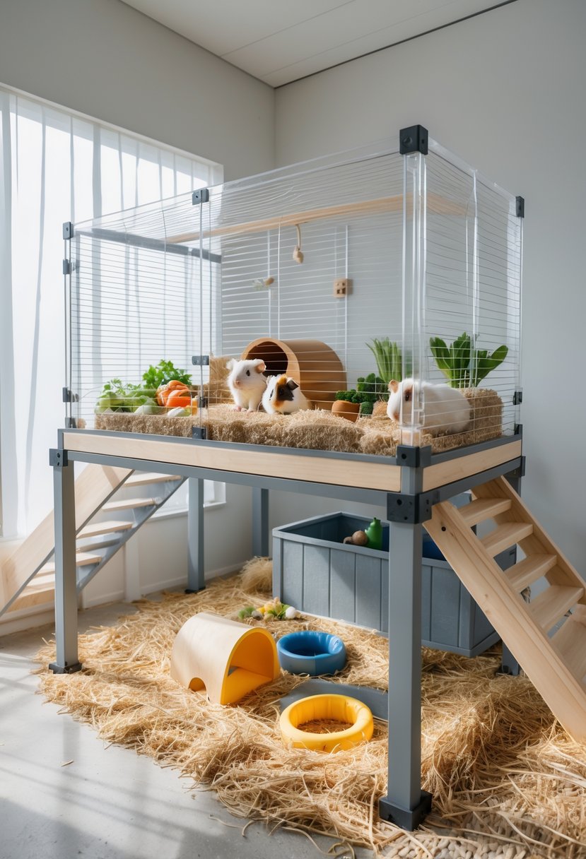 17 Guinea Pig Cage Ideas to Keep Your Pets Happy | TheGrow